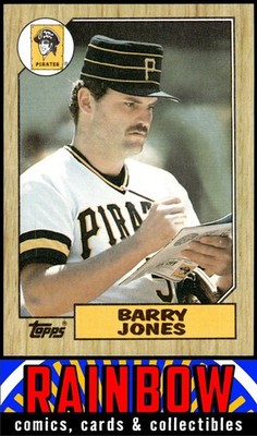 1987 Topps #494 Barry Jones Rookie Pittsburgh Pirates | eBay