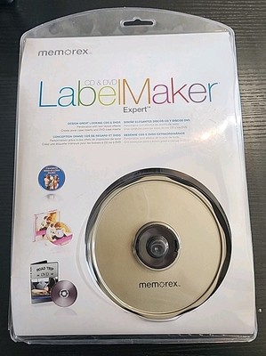 Memorex CD & DVD Label Maker Expert W/138 Labels & ExPressit Software ...