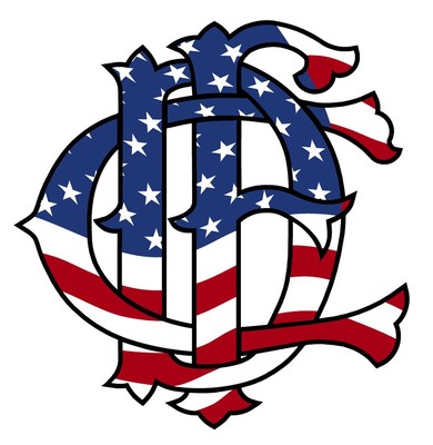 Chicago Fire Department Decal Letter Nest Red/Wht/Blue Decal 4" | eBay