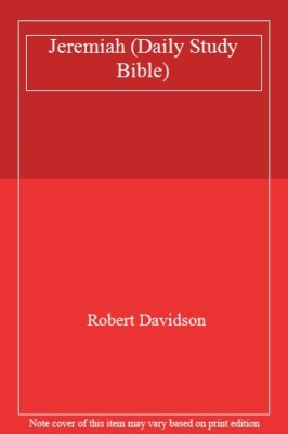 Jeremiah (Daily Study Bible) By Robert Davidson 9780715205297 | eBay
