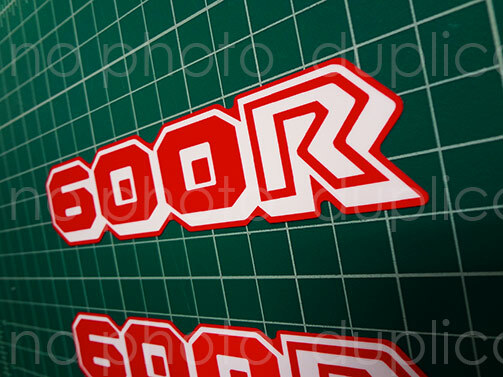 1984 Honda XL600R XL 600R 2pc Decal Kit Graphics Stickers Side Cover ...