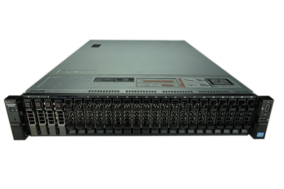 Dell PowerEdge R720xd 24B SFF 2U Server - Choose Your CPU RAM HDD Rails ...