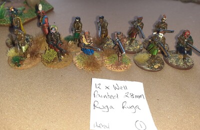12 x 25/28mm models, well painted Ruga-Ruga (DITDC, Congo Pulp) 1 | eBay UK