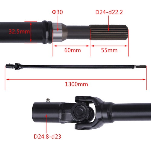 New Rear Prop Drive Shaft Propshaft 1333424 US For Polaris RZR XP 1000 ...