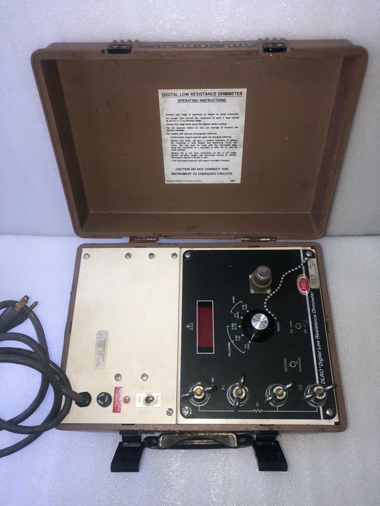 Biddle DLRO Digital Low Resistance Ohmmeter 247010-4 for sale online | eBay