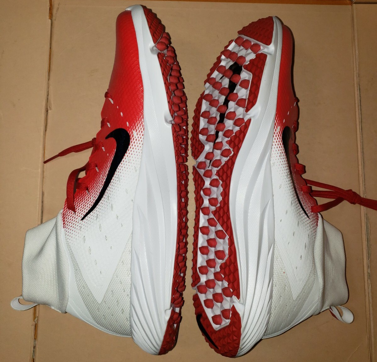 Size 14 - Nike Vapor Untouchable Speed Turf 2 University Red for sale ...