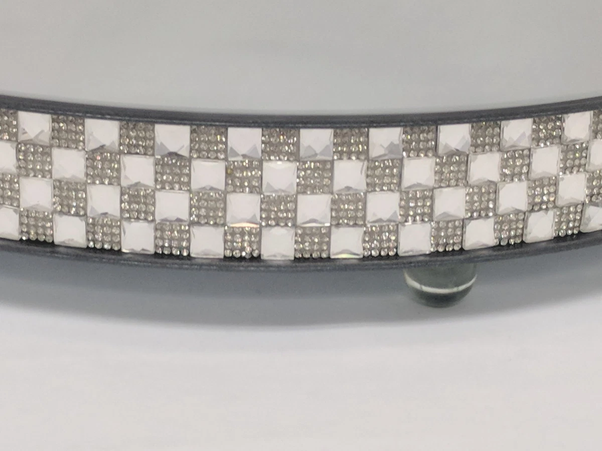 Silver Rhinestone Border