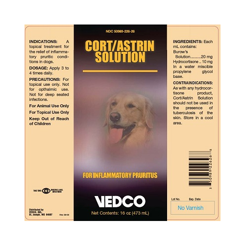 Cort/Astrin Solution & Hydrocortisone For Inflammatory Pruritis in Dogs ...