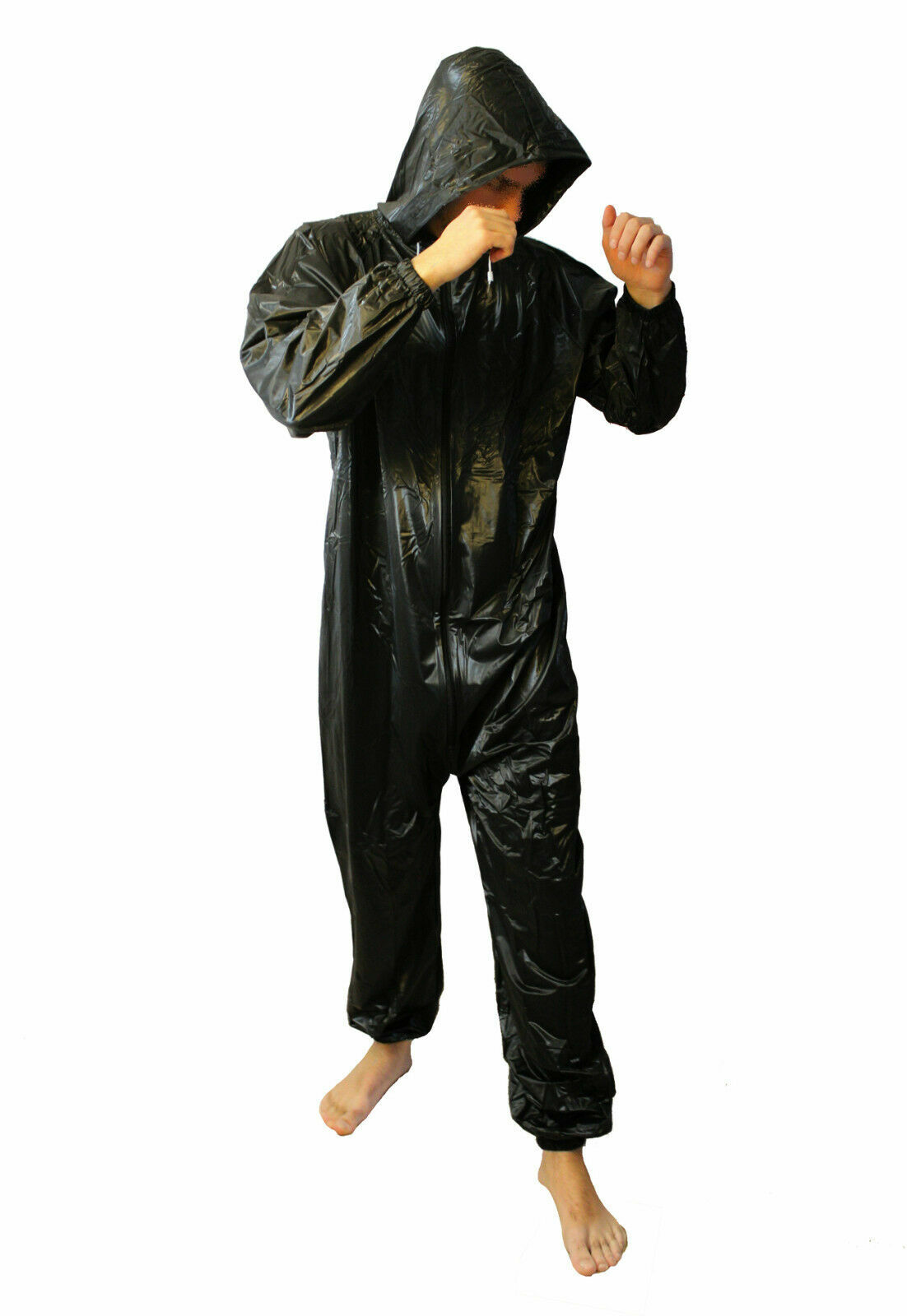 PVC Jumpsuit Romper for Adults Jumpsuit Sweat Suit Playsuit Black | eBay