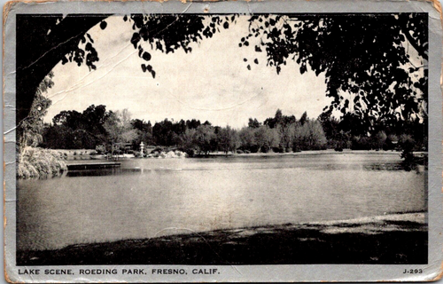 Postcard Fresno California Roeding Park Lake Scenic View A05 | eBay