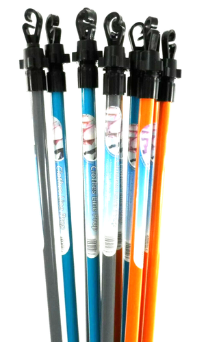 Heavy Duty Clothes Line 2.6m Prop Telescopic Washing Line Dry Extending ...