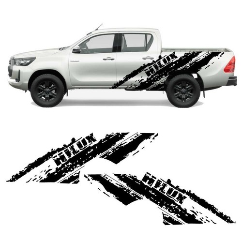 Side Stickers Torn Hilux Compatible with Toyota Hilux | eBay UK