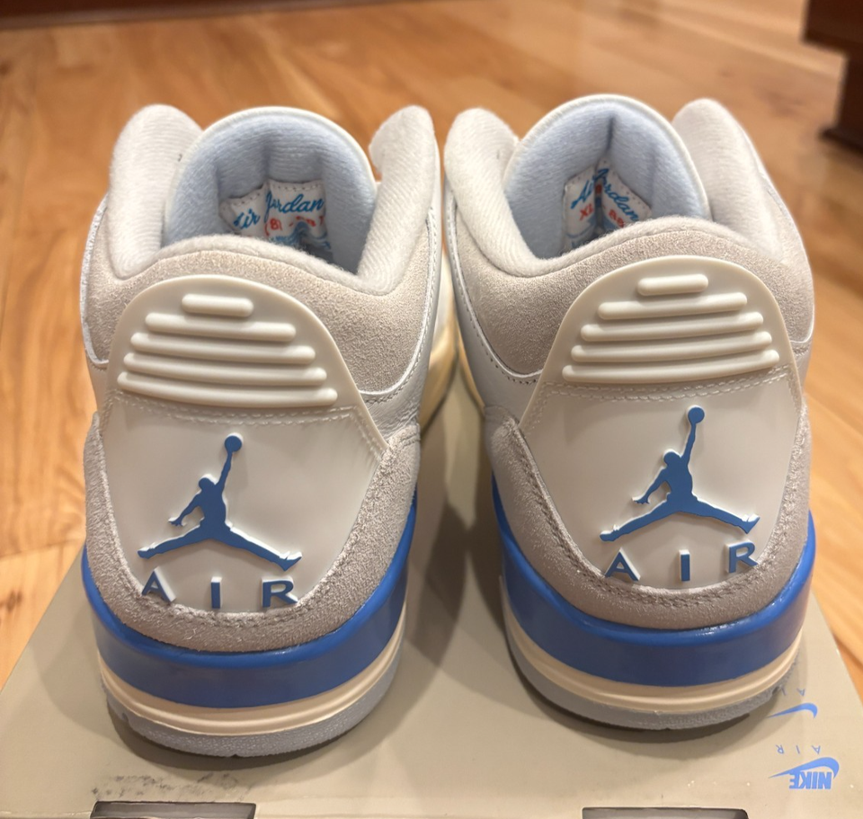 Nike Air Jordan 3 Retro Lucky Shorts Summit White CT8532 101 Size 9 - B ...