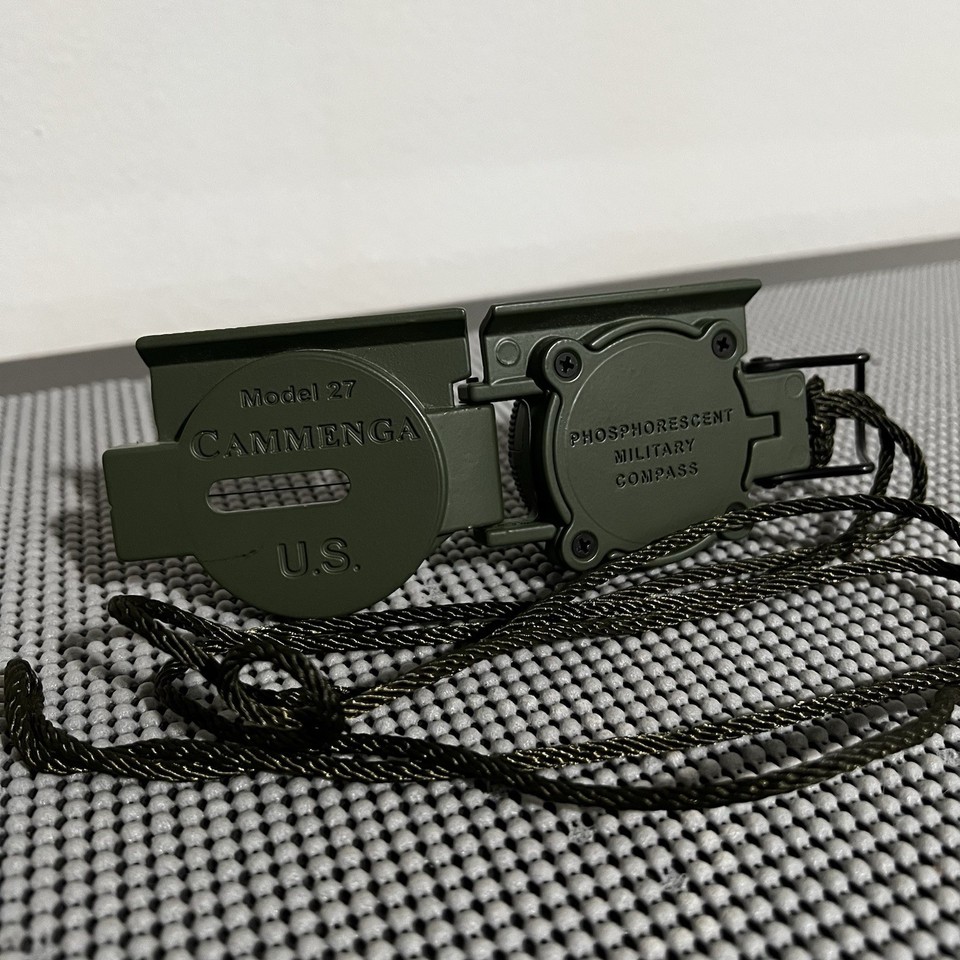 Cammenga Lensatic Phosphorescent Military Compass - Model 27 - Olive ...
