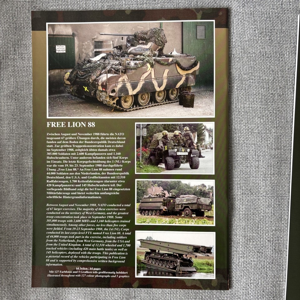 TANKOGRAD Reforger 1986-1993 + 78 + Free Lion 88 US Army Europe M1 ...
