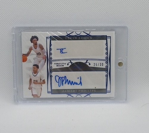 2023 Trinity Tevin Brown Kamari Phillips Dual Auto /30 #DA-23 Rookie | eBay
