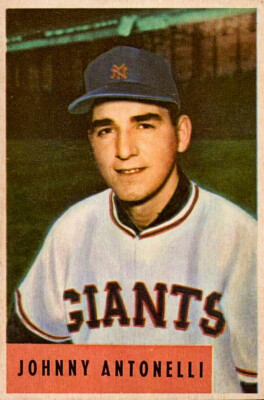 JOHNNY ANTONELLI BASEBALL CARD *MAGNET* BRAVES GIANTS VINTAGE PITCHER ...