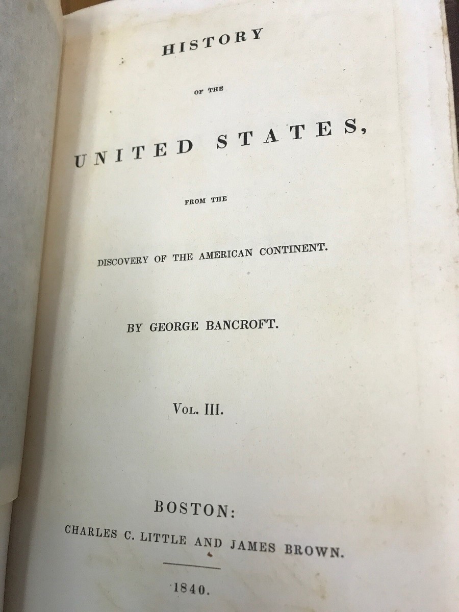 Father Of American History George Bancroft Cambridge Historical Comm