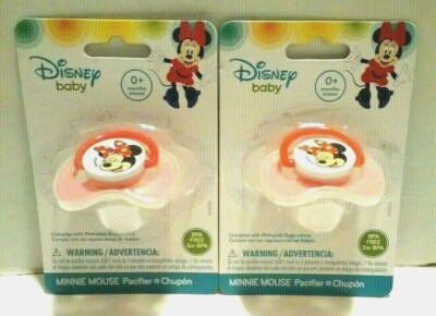 Disney Baby Minnie Mouse Baby Girl Pacifier Plus Chupton BPA Free Pink ...