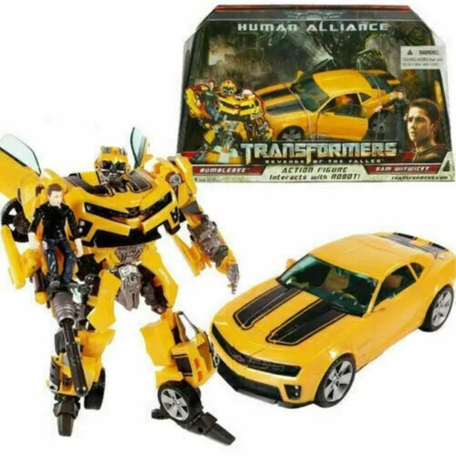 Transformers Bumblebee & Sam Witwicky Human Alliance Robot Action ...