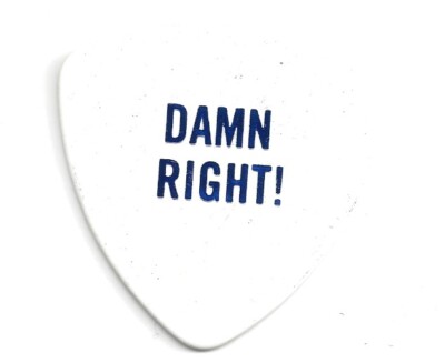 Buddy Guy Guitar Pick Concert Tour Signature Plectrum Stage Used DAMN ...