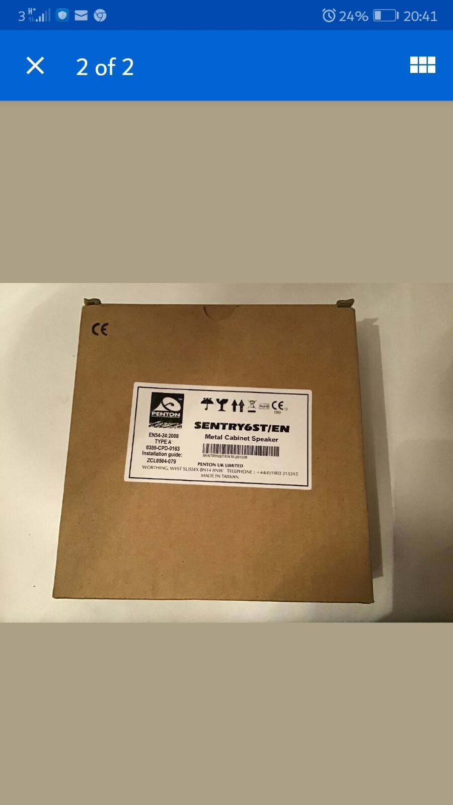 PENTON SENTRY 6ST/ENC METAL CABINET SPEAKER M-201740 BREND NEW | eBay UK