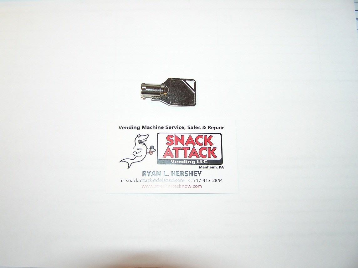 VM200, VM250 & VM251 SNACK or DRINK VENDING MACHINE TUBULAR SM27 KEY ...