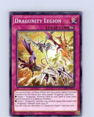 Yu-Gi-Oh TCG Dragunity Legion CYHO-EN074 1st Edition Regular Common ...