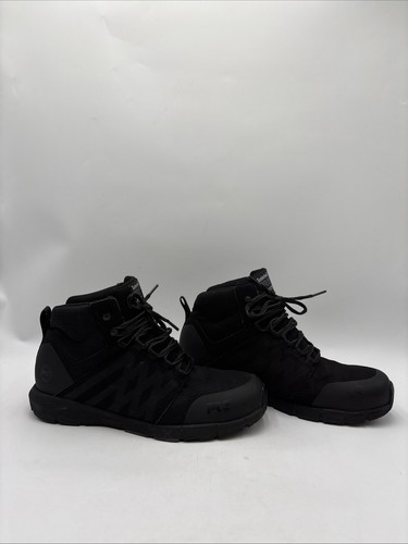 Timberland Pro Men's Radius Mid Composite Toe Work Boots Black 10.5M | eBay