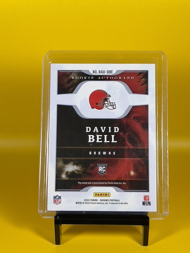 2022 Panini Origins David Bell Rookie Auto #RAU-DBE Browns | eBay