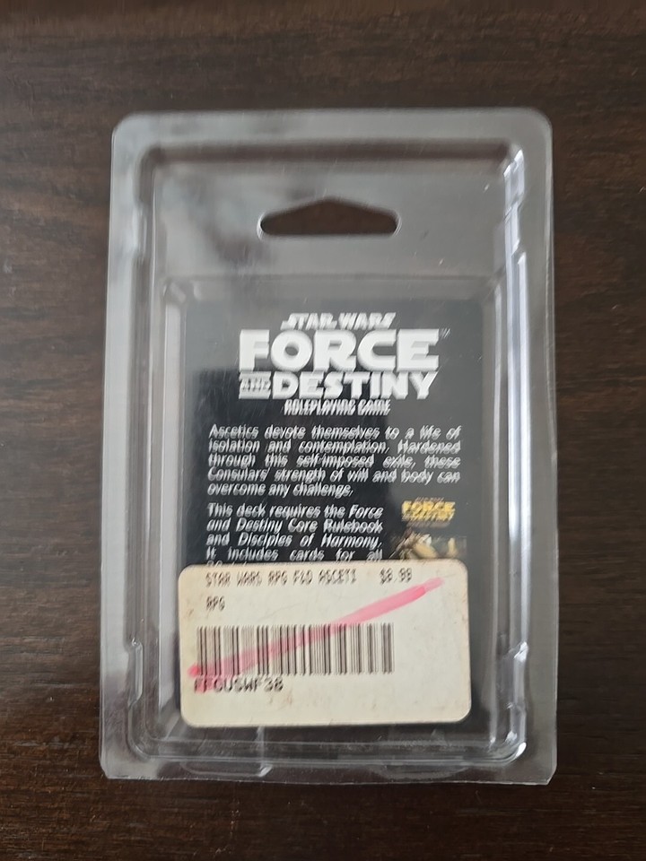 Star Wars RPG: Force and Destiny - Ascetic Specialization Deck | eBay