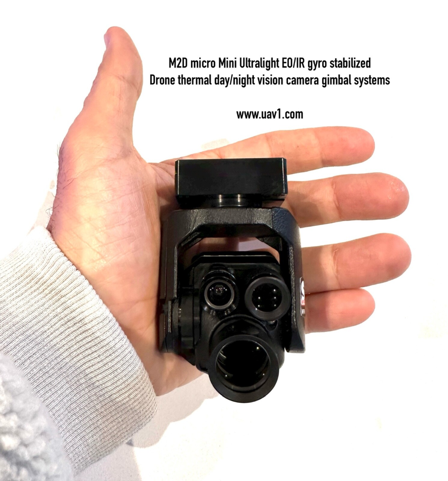 drone thermal camera gyro-stabilized long range zoom EO-IR flir imaging ...