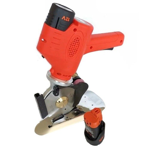 Electric Circular Scissors Fabric Leather Cutting Tool Cordless Sewing ...