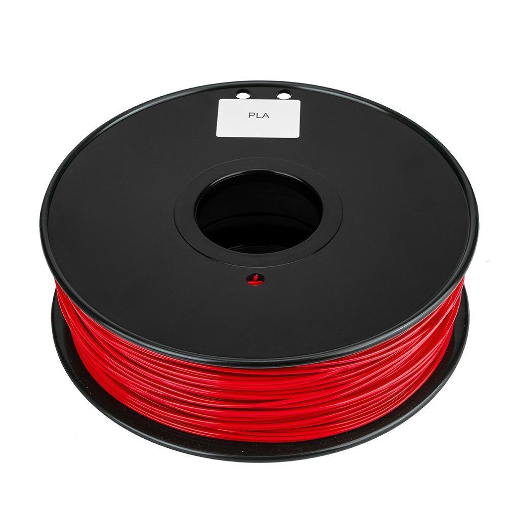 2pk RED Color 3D Printer Filament 1kg/2.2lb 1.75mm PLA MakerBot RepRap ...