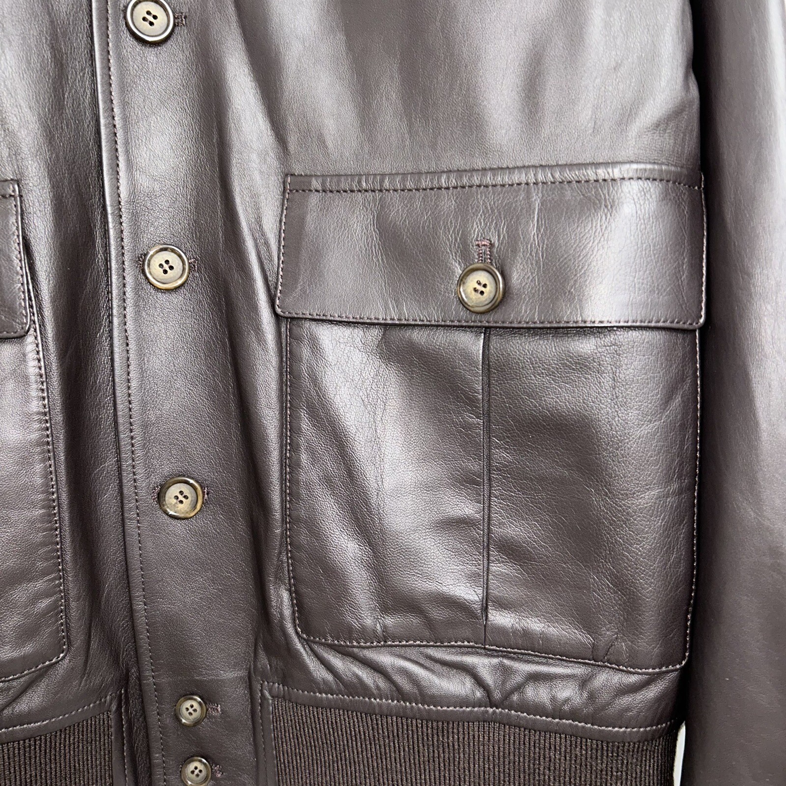 Valstar Milano 1911 Leather Valstarino Jacket Long Sleeve Sz 52 | eBay