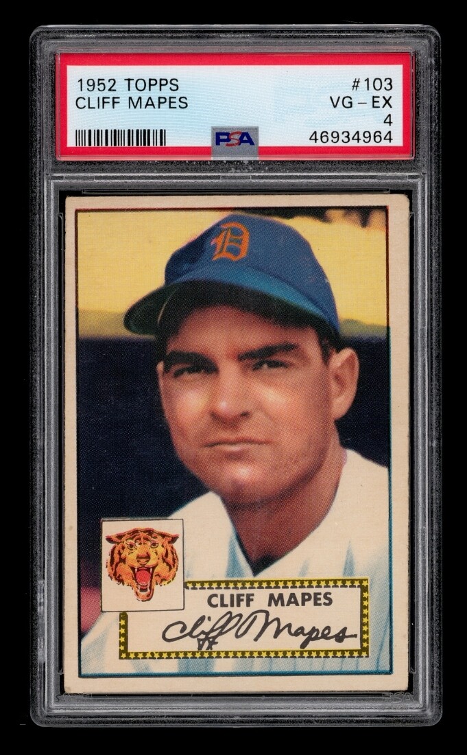 1952 Topps Set-Break #103 Cliff Mapes PSA 4 VG-EX | eBay
