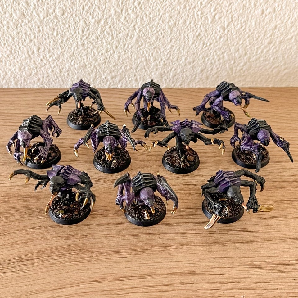 Warhammer 40k Tyranids - Painted Hive Fleet Hydra Army - (333) | eBay