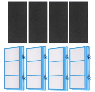 4 Pack HAPF30AT HEPA & Carbon Filter Set for Holmes AER1 HAP242-NUC Air ...