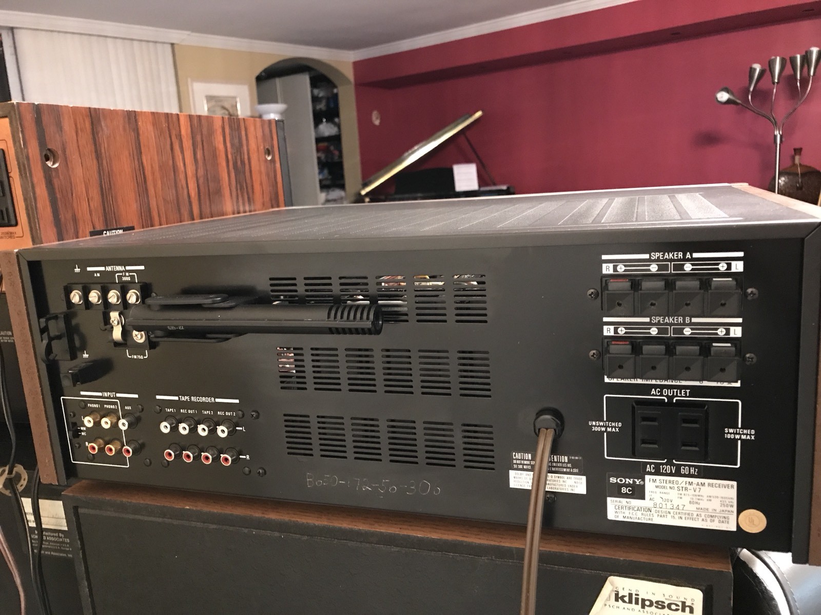 Sony STR V7 Vintage Stereo Receiver In Excellent Condition 150W Fully ...