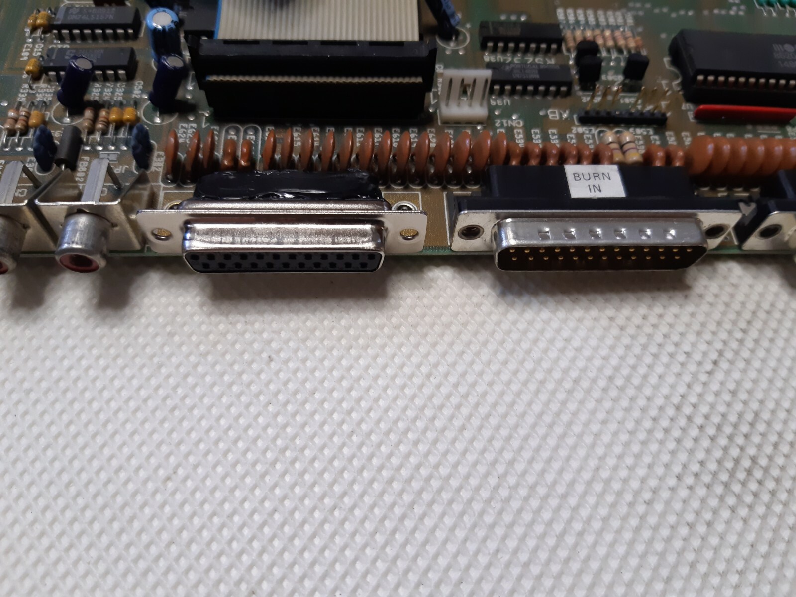 AMIGA 500 600 1200 2000 3000 4000 DB23 FEMALE PCB connector floppy disk ...