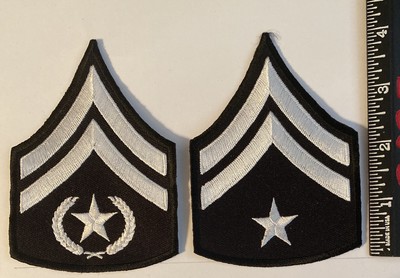 Police Rank Insignia Patches