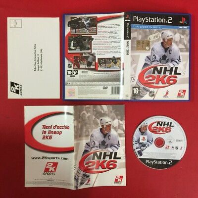 (PS2) NHL 2K6 (ITA 2005 PAL) Sony PlayStation 2 + Manuale GIOCO GAME ...