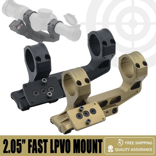 Unity FAST LPVO Scope Mount 30mm 2.05 inch Black W/ Offset Base ...