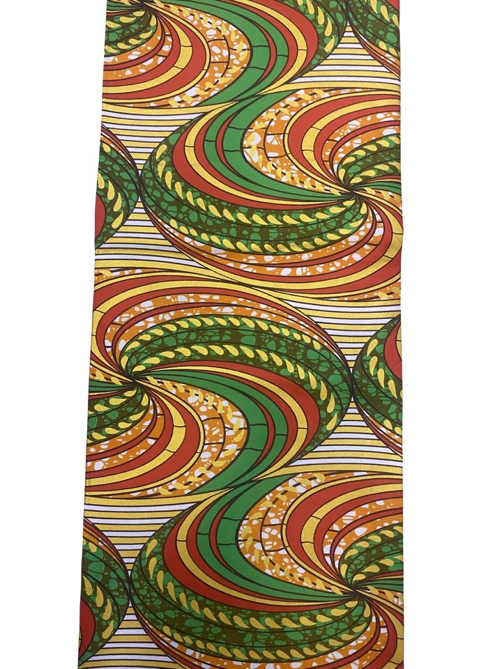 African Ankara Fabric Print Wax 6 Yards dress /Craft fabric New Design ...