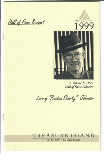 1999 Larry "Boston Shorty" Johnson Billiards BCA Hall of Fame Banquet ...
