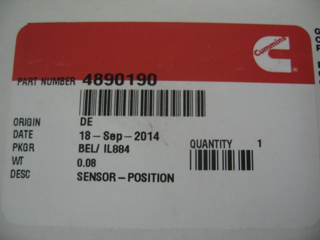 Camshaft Position Cam Sensor for Cummins ISB QSB Pai#050699 Ref ...
