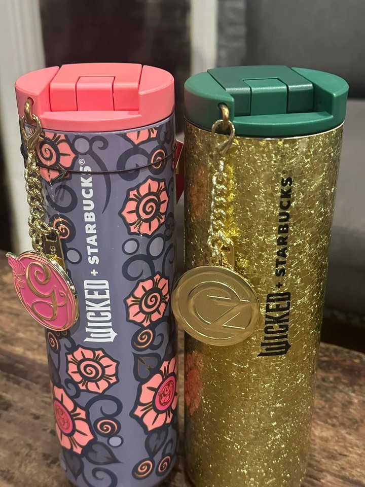 Starbucks Thailand Wicked Movie Cup / Tumbler / Keychain Collection ...