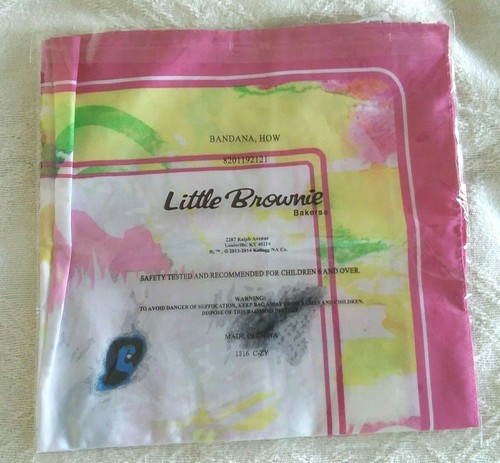 Girl Scouts Little Brownie Baker Bandana How 2013-14 | eBay