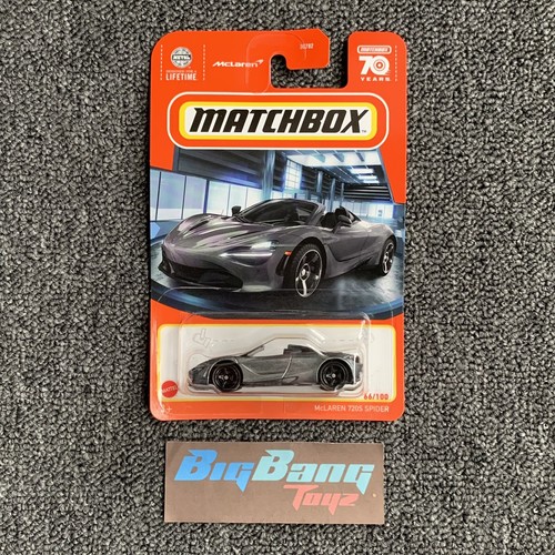 Matchbox McLaren 720S Spider Grey #66 Basic Mainline 2023 Case V (In ...