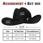 Cowboy Hat for Women and Men with Shapeable Wide Brim Large-X-Large ...